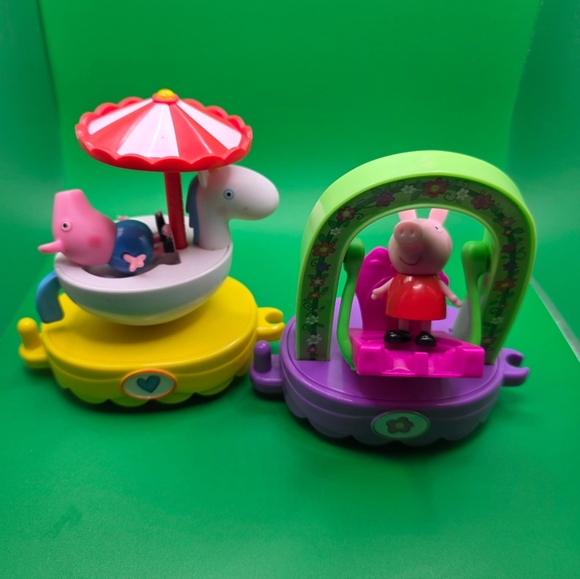 Peppa Pig | Toys | Peppa Pig Carousel And Swing Set Multicolor | Poshmark